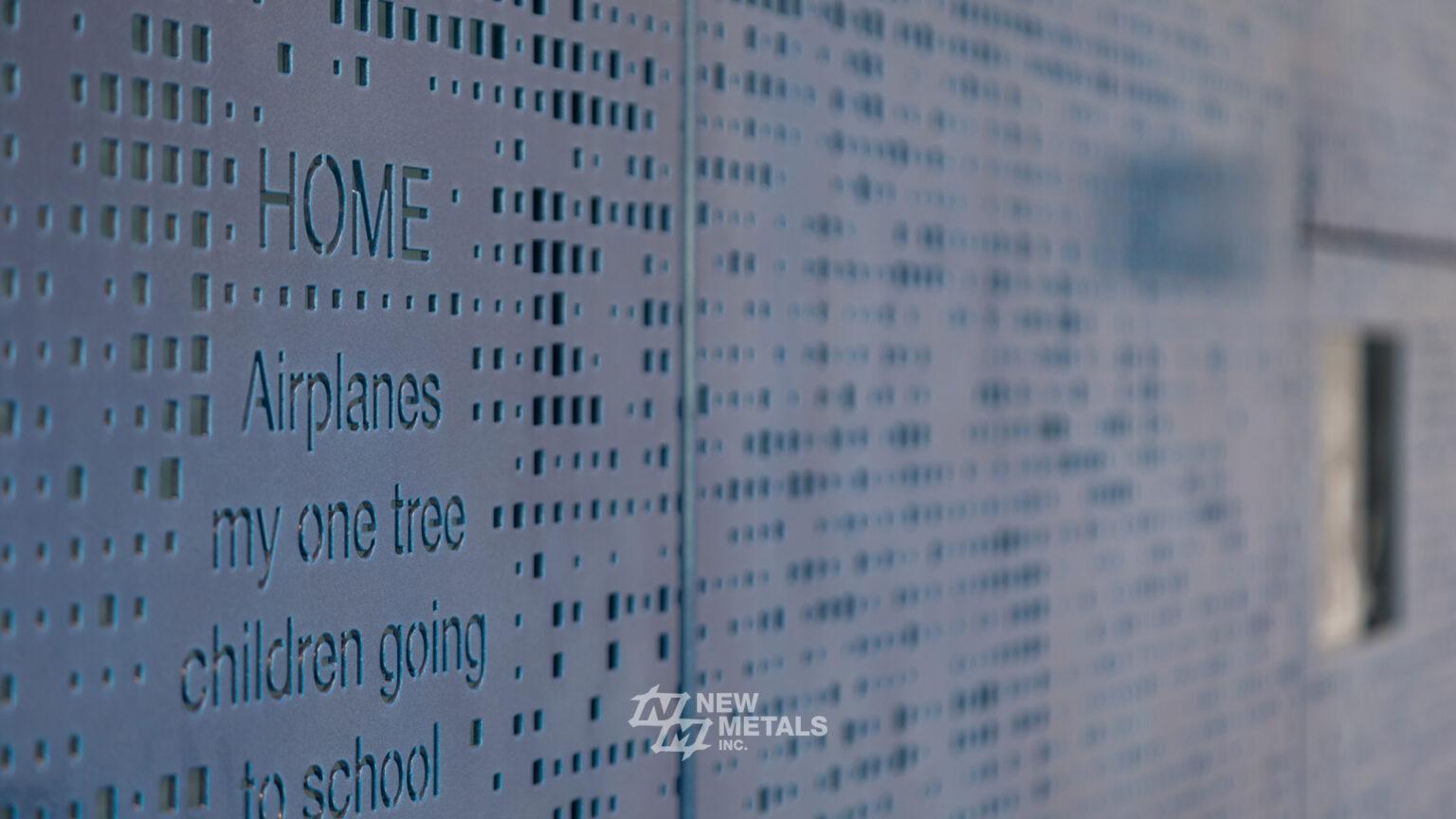 Random Pattern Perforated Sheet Metal | NEW METALS News